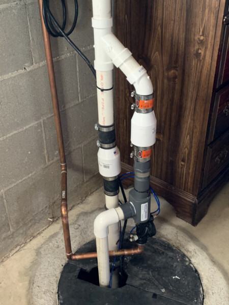 Installation Photos • Water Commander™ Backup Sump Pump